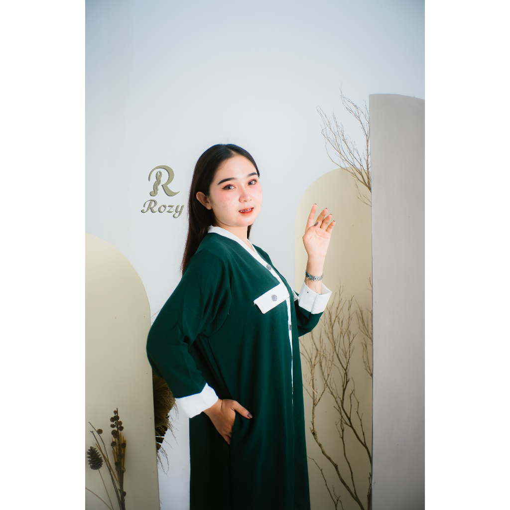 Jual ROZZY OFFICIALY - Emily Dress Pull kancing aktif panjang 120 cm ...