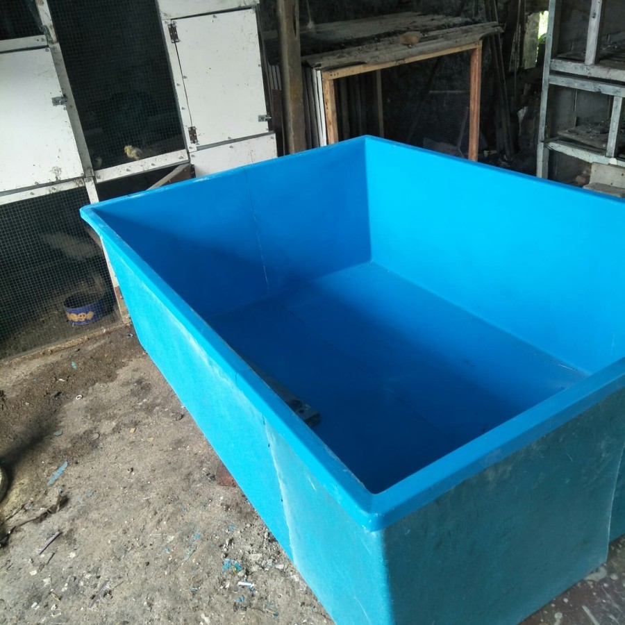 Jual Kolam Ikan dari Fiberglass Dengan Ukuran 120x80x50 cm Full Fiber ...