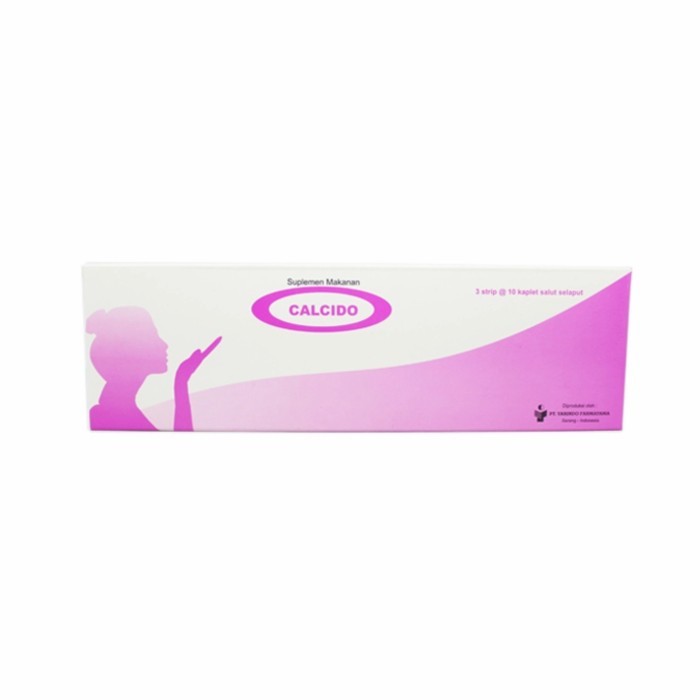 Jual CALCIDO TABLET ISI 30 (PERBOX) - Supelmen Tulang - Vitamin Tulang ...