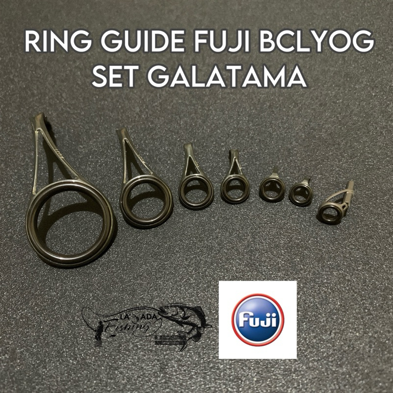 Jual Ring Guide Fuji Set Galatama - Ring Guide Fuji Black - Marit Joran ...
