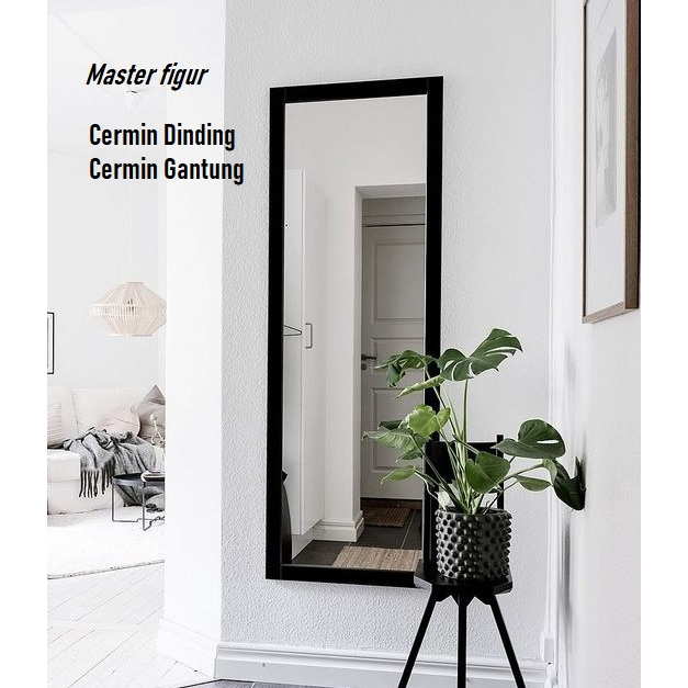 Jual Kaca Cermin Minimalis Dinding, gantung/Cermin Serbaguna 95x35 Full ...