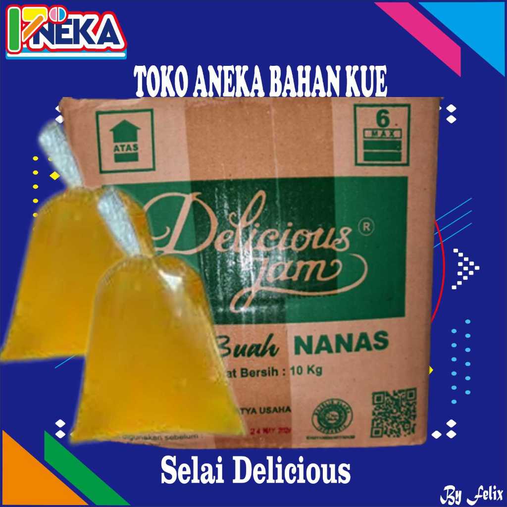Jual Selai Delicious Nanas 1/4kg (Repack) | Shopee Indonesia