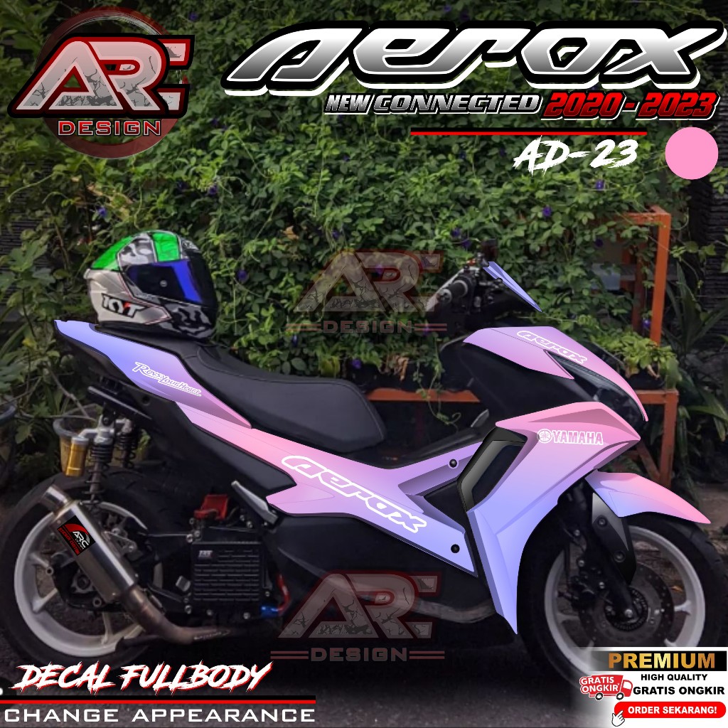 Jual (PROMO COD) TERBARU Decal Sticker Yamaha Aerox 155 New Connected ...
