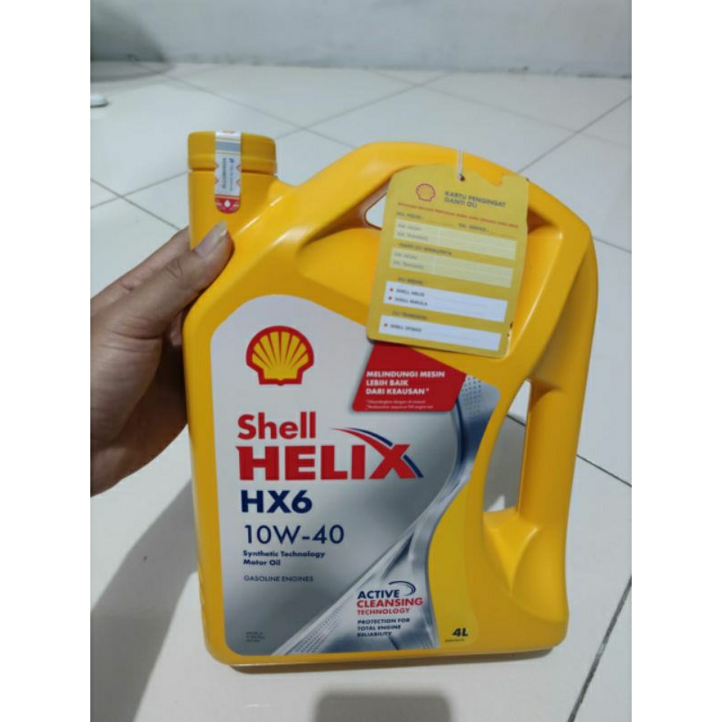 Jual shell helix hx6 4 liter galon | Shopee Indonesia