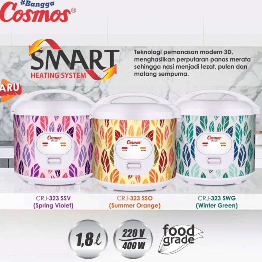 Jual Rice cooker Magic com Cosmos CRJ 323S 1.8L | Shopee Indonesia