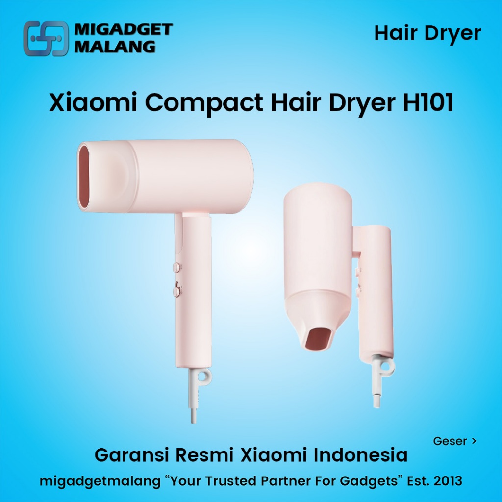 Jual Xiaomi Compact Hair Dryer H101 Pengering Rambut Lipat | Shopee ...