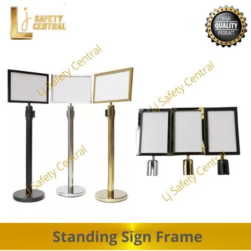 Jual Standing Sign Frame Stainless Landscape / Potrait Papan Tiang ...