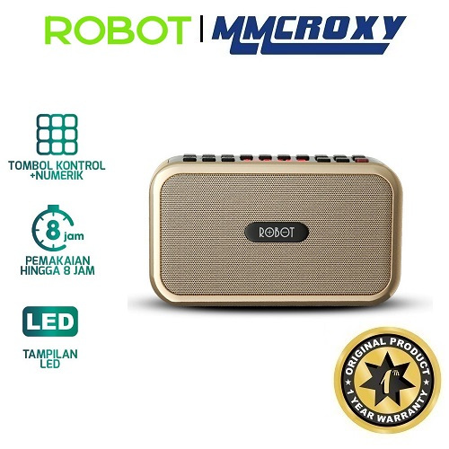 Jual Robot RB200 Bluetooth Speaker With Number Keys & LED Speaker Al ...
