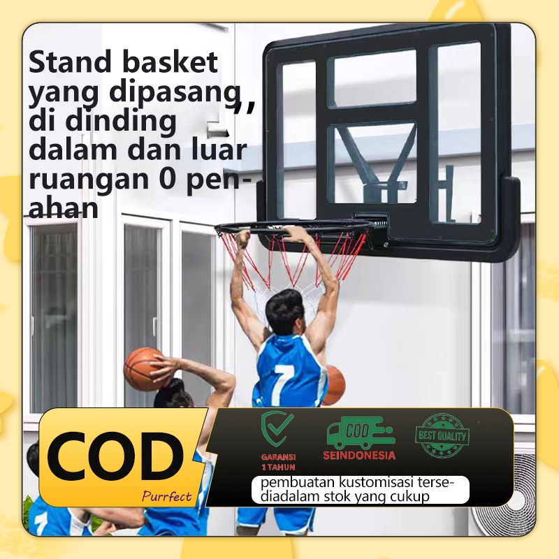 Jual Ring Basket Dan Bola/Ring Dan Jaring Basket Tempel Dinding Dewasa ...