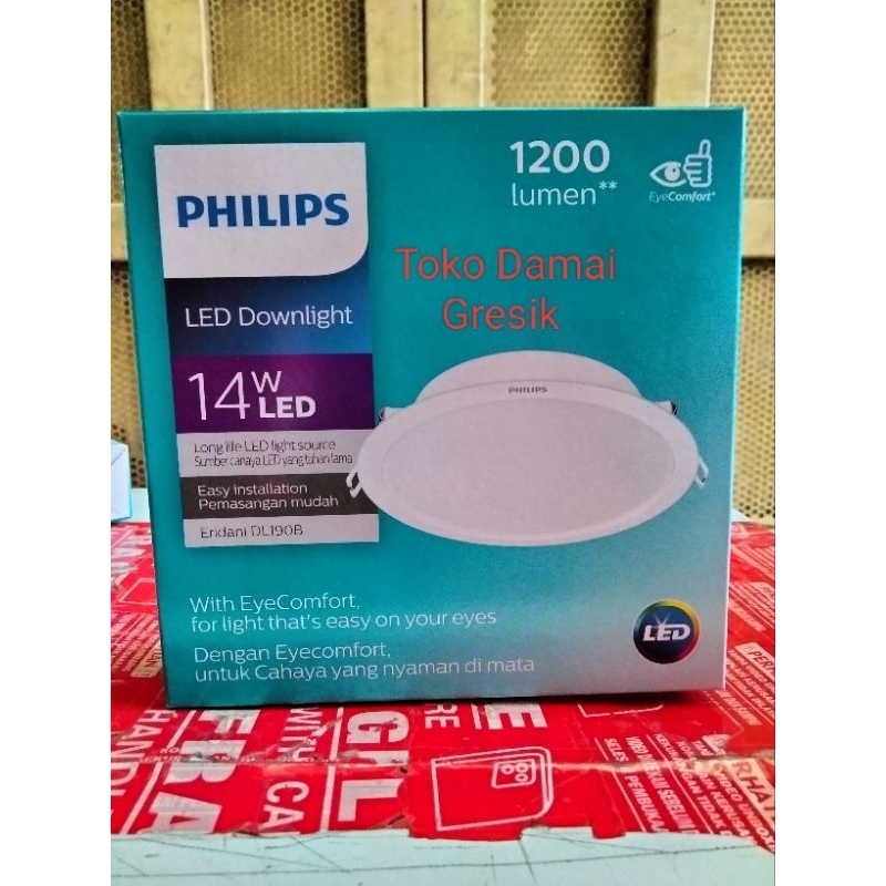 Jual Philips Downlight Led Eridani DL190B Putih Kuning 14w | Shopee ...