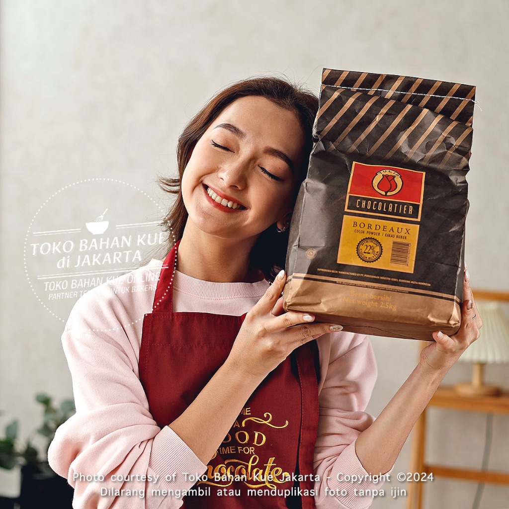 Jual Tulip BORDEAUX Pure Cocoa 1kg Repack Coklat Powder Masak Bubuk ...
