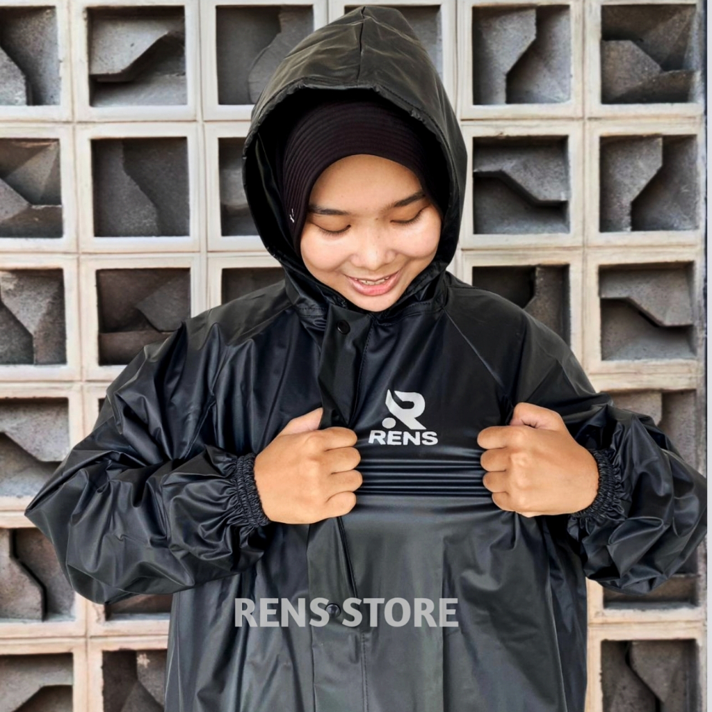 Jual Jas Hujan Raincoat Anti Rembes Pria Wanita Setelan Celana Bahan PVC 0,25 Tebal Kuat Elastis ...