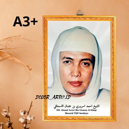 Jual Foto Poster KH Ahmad Asrori bin Utsman Al-Ishaqi Ulama Wall Decor ...
