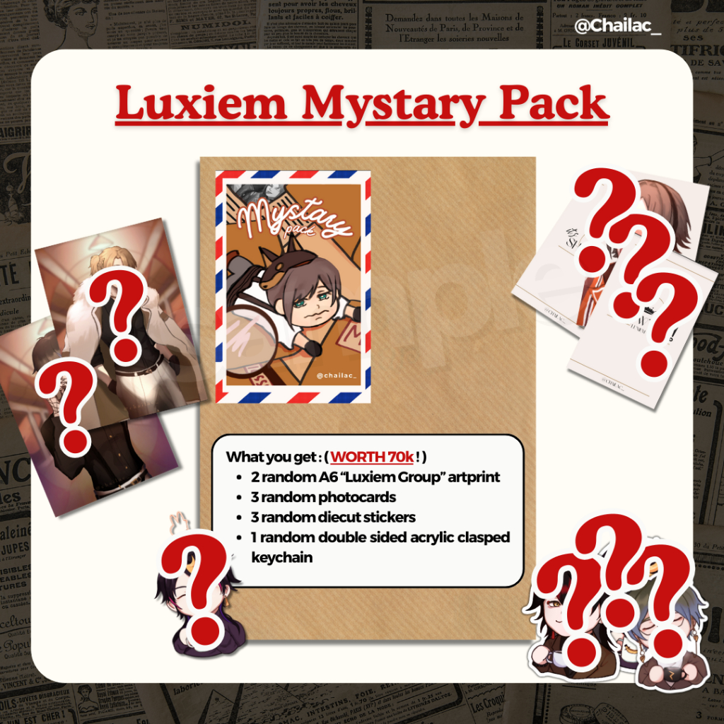 Jual Mystery Pack Gacha Fanmerch Vtuber Luxiem Nijisanji EN - Luca Ike Shu Mysta Vox | Shopee ...
