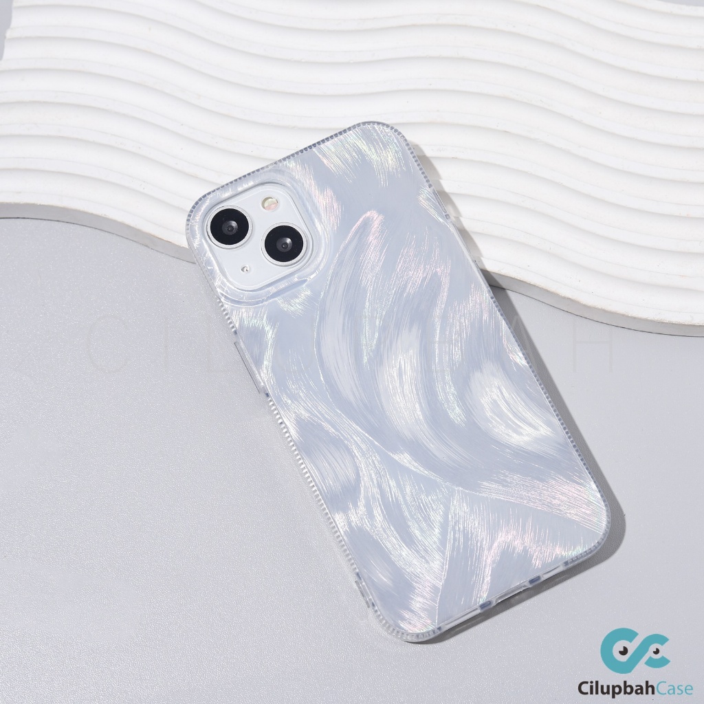 Jual Hologram Feather Case for iPhone X XS XR XSMAX 11 12 13 14 15 16 ...