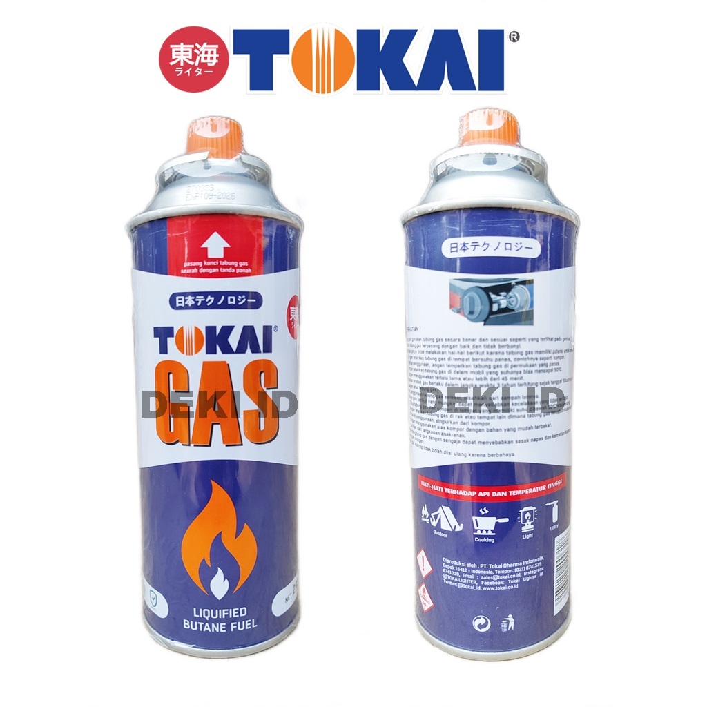 Jual Tokai Gas Portable Jepang Tabung Mini Kompor Kecil Kaleng 235 gr ...