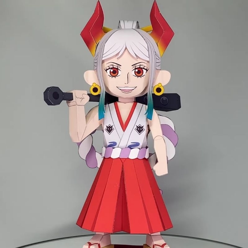 Jual DIY PAPERCRAFT / ACTION FIGURE ONE PIECE HANCOCK SHANKS YAMATO ...