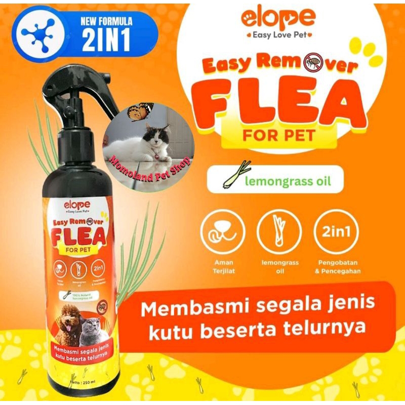 Jual Bye bye flea Elope Spray kutu 100ml. Spray pembasmi kutu manjur ...