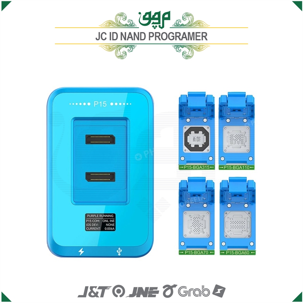 Jual JC ID P15 Nand Programmer With Socket BGA110 / Socket BGA315 JC ID ...