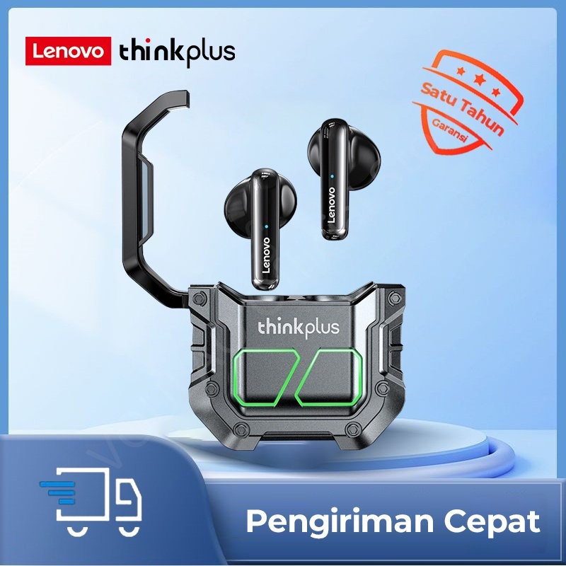 Jual Lenovo thinkplus XT81 Wireless Gaming Headset Bluetooth 5.3 TWS Earphone Low Latency with ...
