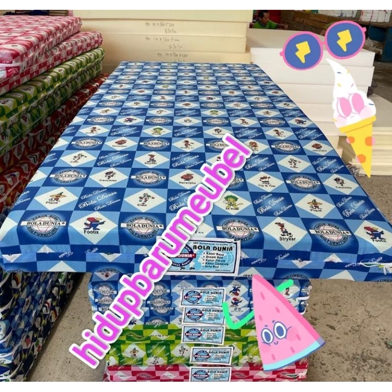 Jual promo instant Busa kasur BOLA DUNIA / foam kepingan S2 sII / busa ...