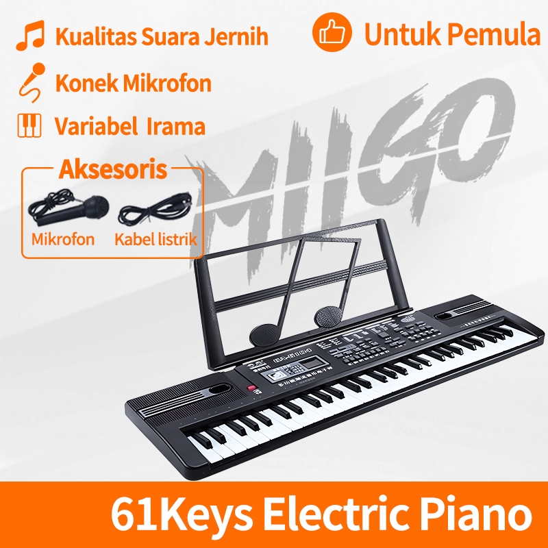 Jual Piano Elektrik Keyboards Pemula 61-Keys /Anak-anak Melatih Piano ...