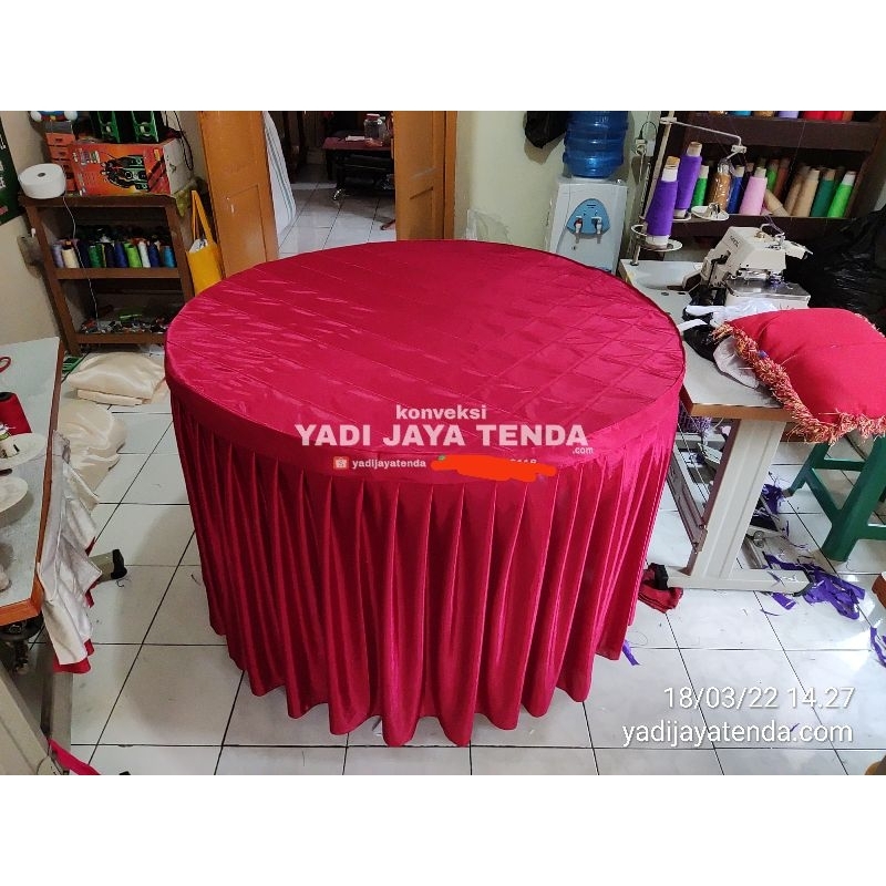 Jual Cover Meja Bulat prasmanan/taplak meja | Shopee Indonesia