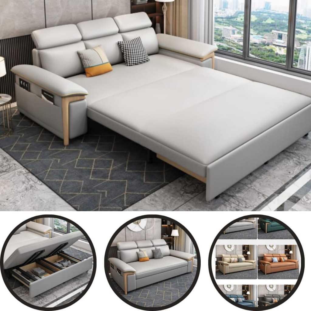 Jual SOFA BED MAGELAN LIPAT MODERN PREMIUM GRADE LUXURY / SOFABED ...