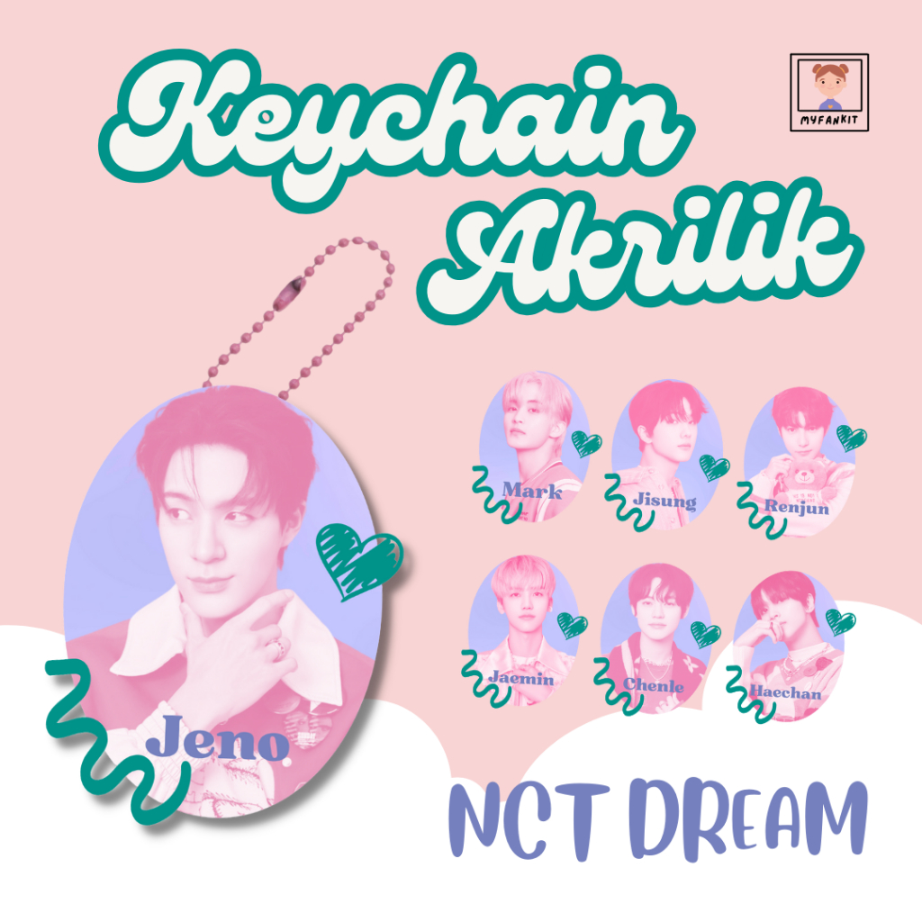 Jual [ KC AKRILIK NCT DREAM ] K POP KEYCHAIN ACRYLIC KEYRING NCT DREAM ...
