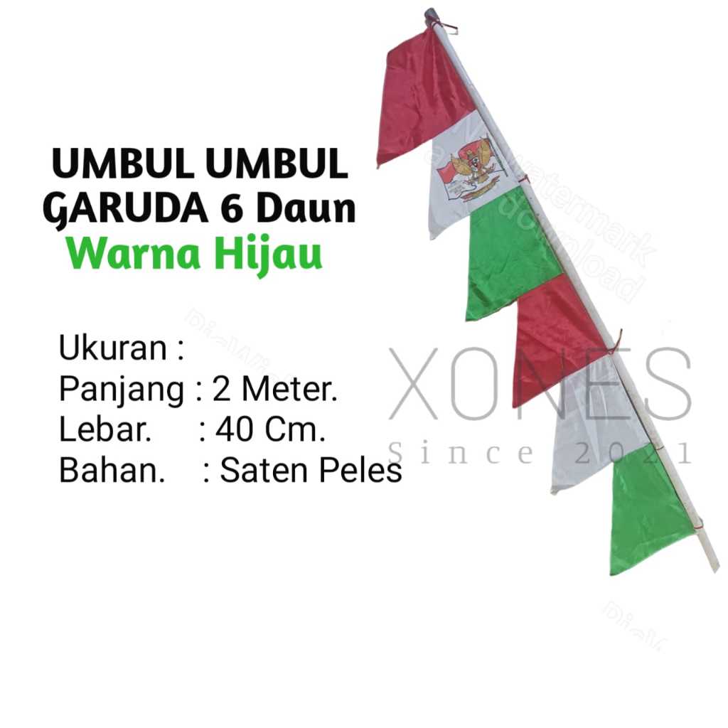 Jual Bendera Umbul Umbul Warna Warni Murah harga Grosir 20 pcs/1 kodi Merah Putih Umbul Umbul ...