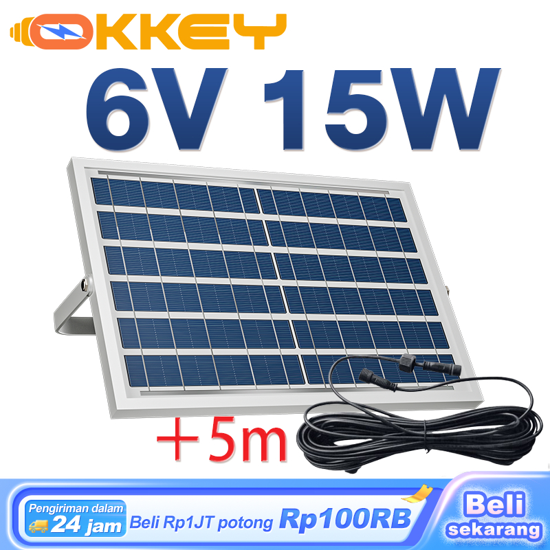 Jual 【Garansi 10 tahun】15W solar panel Papan solar solar cell panel ...
