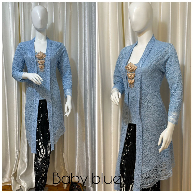 Jual Kebaya Tunik / Tunik Brokat / Kebaya Modern / Kebaya Tile / Kebaya kutu baru modern/ Batik ...