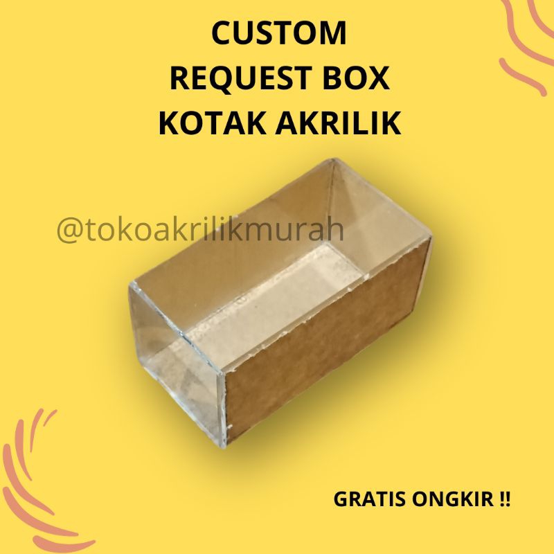 Jual CUSTOM BOX AKRILIK DIECAST REQUEST KOTAK AKRILIK SESUAI KEINGINAN ...