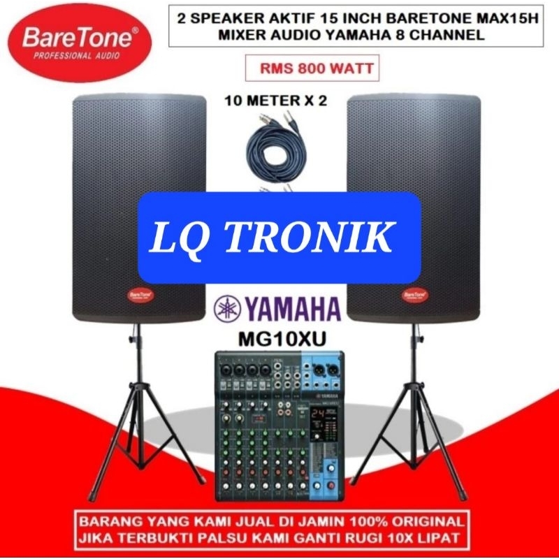 Jual PAKET SOUND SYSTEM OUTDOOR HAJATAN SPEAKER AKTIF 15 INCH MIXER ...
