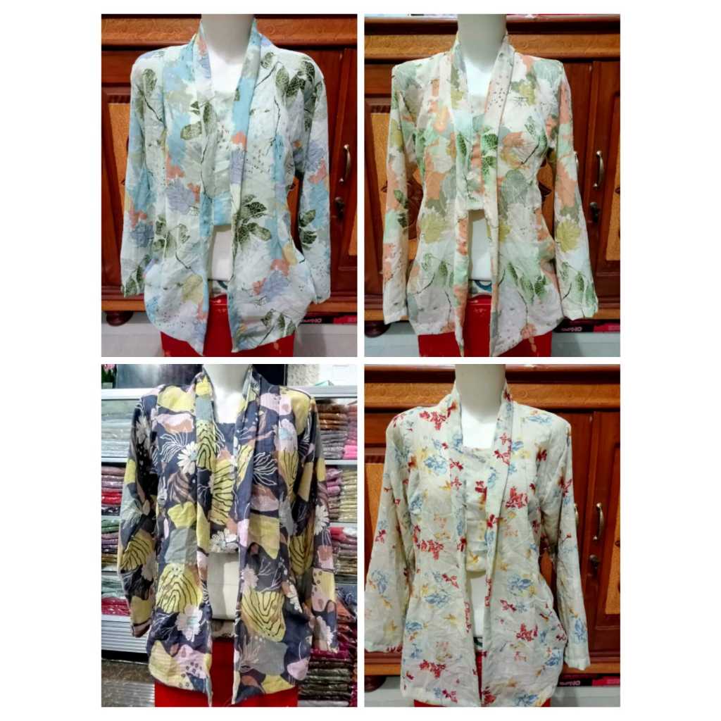Jual baju atasan waita kebaya kutubaru jaman dulu modern 2023 terbaru ...