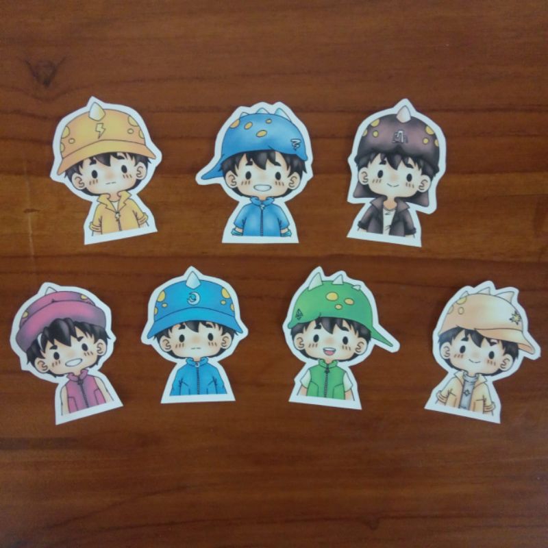 Jual AESTHETIC JOURNALING STICKER || Boboiboy Elemental level 1 Die Cut ...