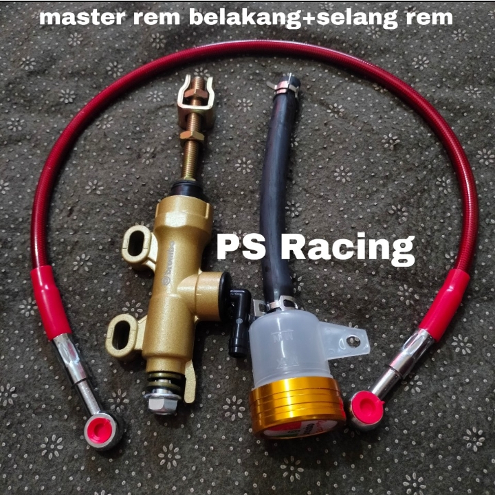 Jual Master Rem Belakang Tonjokan Selang Rem Kuning Vixion Sonic Cbr Satria FU MxKing R15 Plus ...