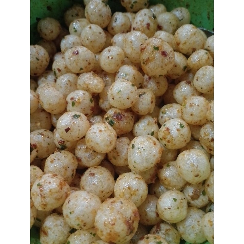 Jual Cimol garing pedas daun jeruk 250gr / Cimol crispy pedas daun ...