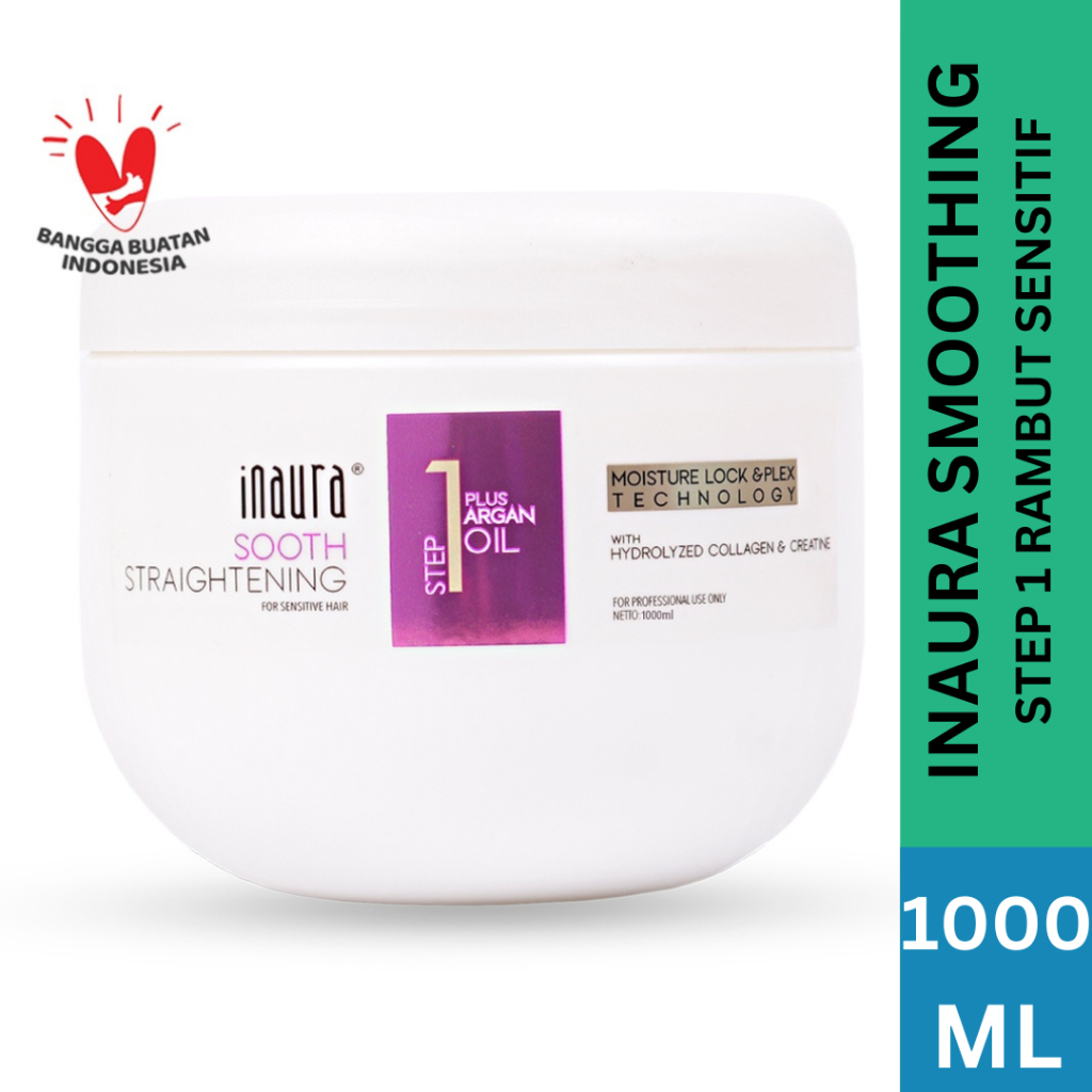 Jual INAURA Sooth Straightening Smoothing Pelurus Rambut untuk Rambut ...