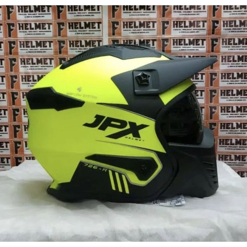 Jual HELM JPX MX 726-R PULL WARNA ORIGINAL 100% | Shopee Indonesia