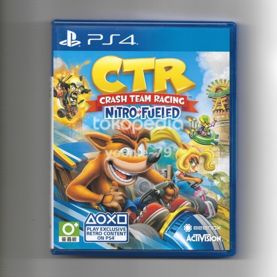 Jual CTR - Crash Team Racing Nitro Fueled - Kaset BD game PlayStation ...