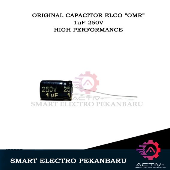 Jual ORIGINAL ELCO “OMR” 1uF 250V CAPACITOR 250 VOLT KAPASITOR ELKO 1 uF 250 V Elco Capacitor ...