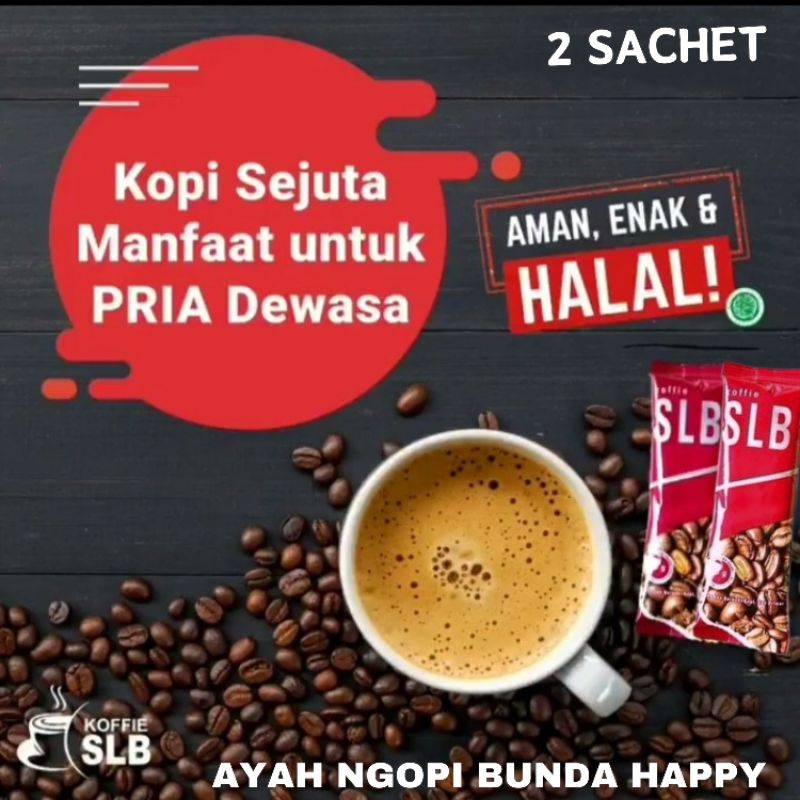 Jual KOPI SLB Kopi Tempur Stamina Pria Wanita KOFFIE SLB Original 2 ...