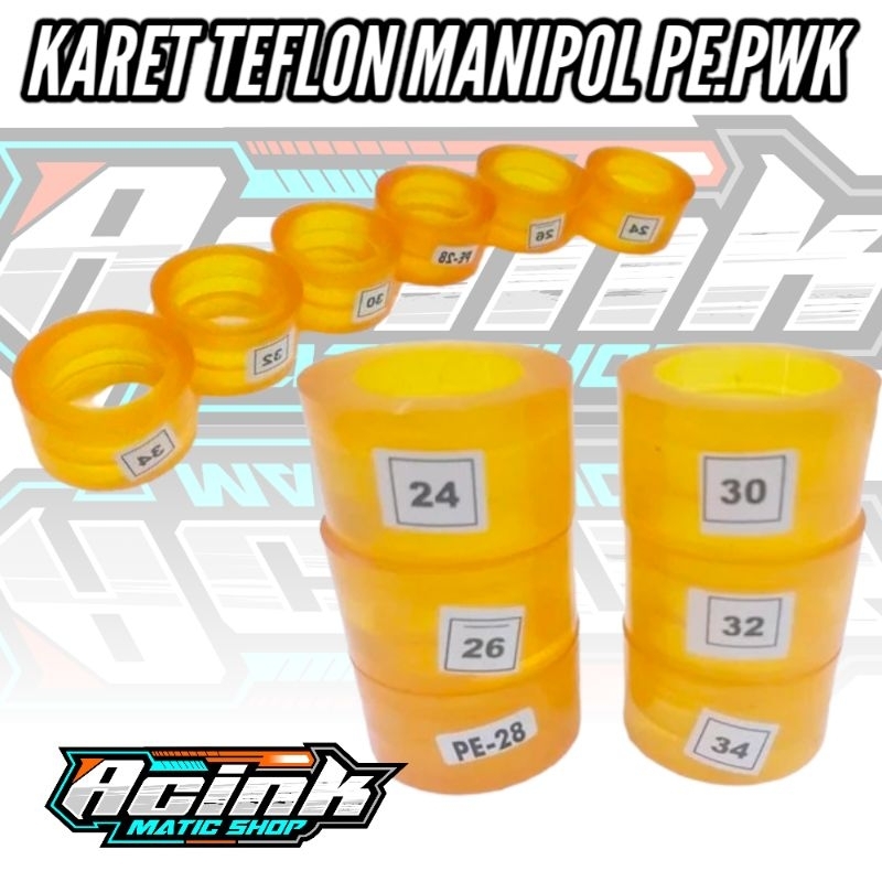 Jual KARET TEFLON INTAKE MANIPOL MANIFOLD PE PWK 24 26 28 30 32 33 34 ...