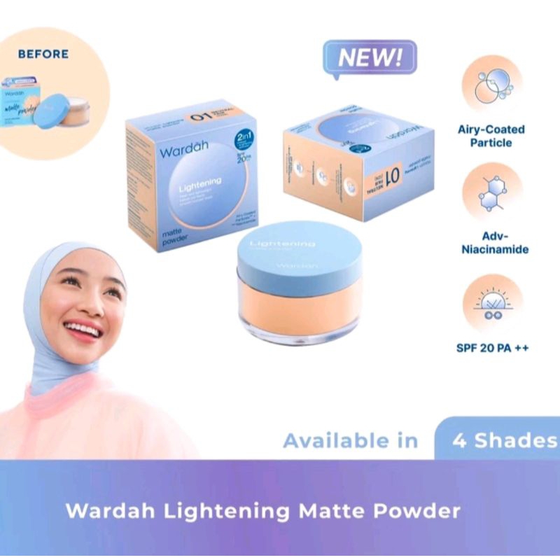 Jual WARDAH LIGHTENING MATTE POWDER | WARDAH LOOSE POWDER | WARDAH ...