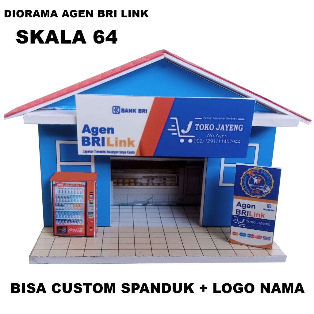 Jual DIORAMA / MINIATUR AGEN BRI LINK CUSTOM SESUAI YANG DI MAU BAHAN ...