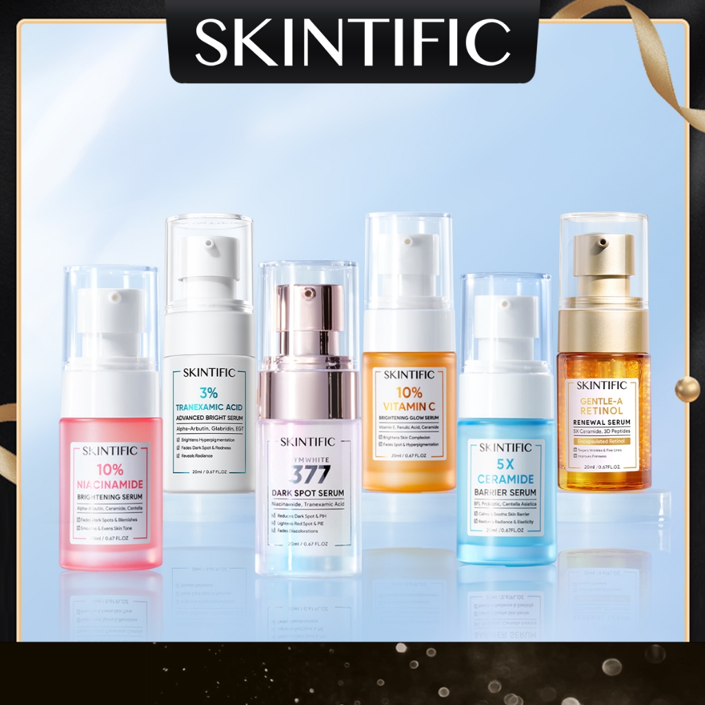 Jual SKINTIFIC Facial Serum Series - BPOM Skincare Face Serum ...