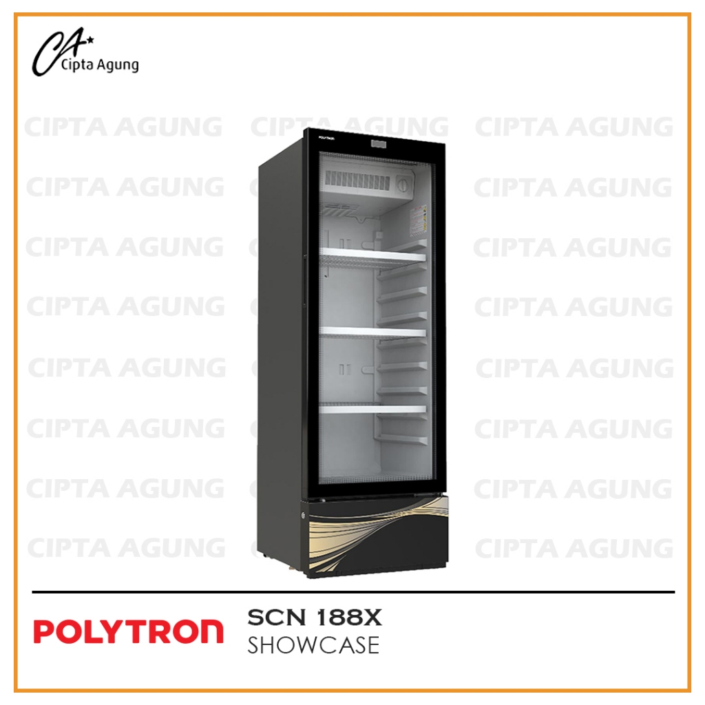 Jual POLYTRON SHOWCASE 1 PINTU 231 LITER SCN-188X / SCN 181 X | Shopee ...
