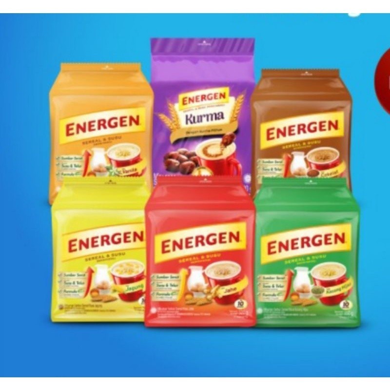 Jual Energen Susu & Sereal Aneka Rasa Kemasan Polybag isi 10 x 32gr ...