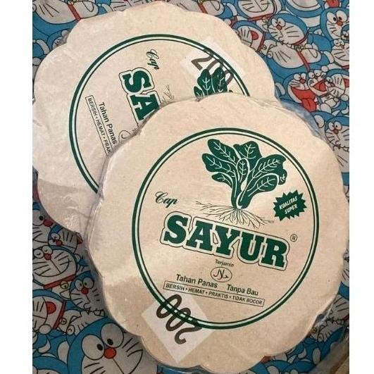 Jual Kertas Nasi/kertas minyak sayur bulat isi 200 | Shopee Indonesia